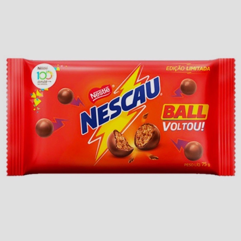 Nescau Ball chocolate 75g - Edição Especial | Shopee Brasil