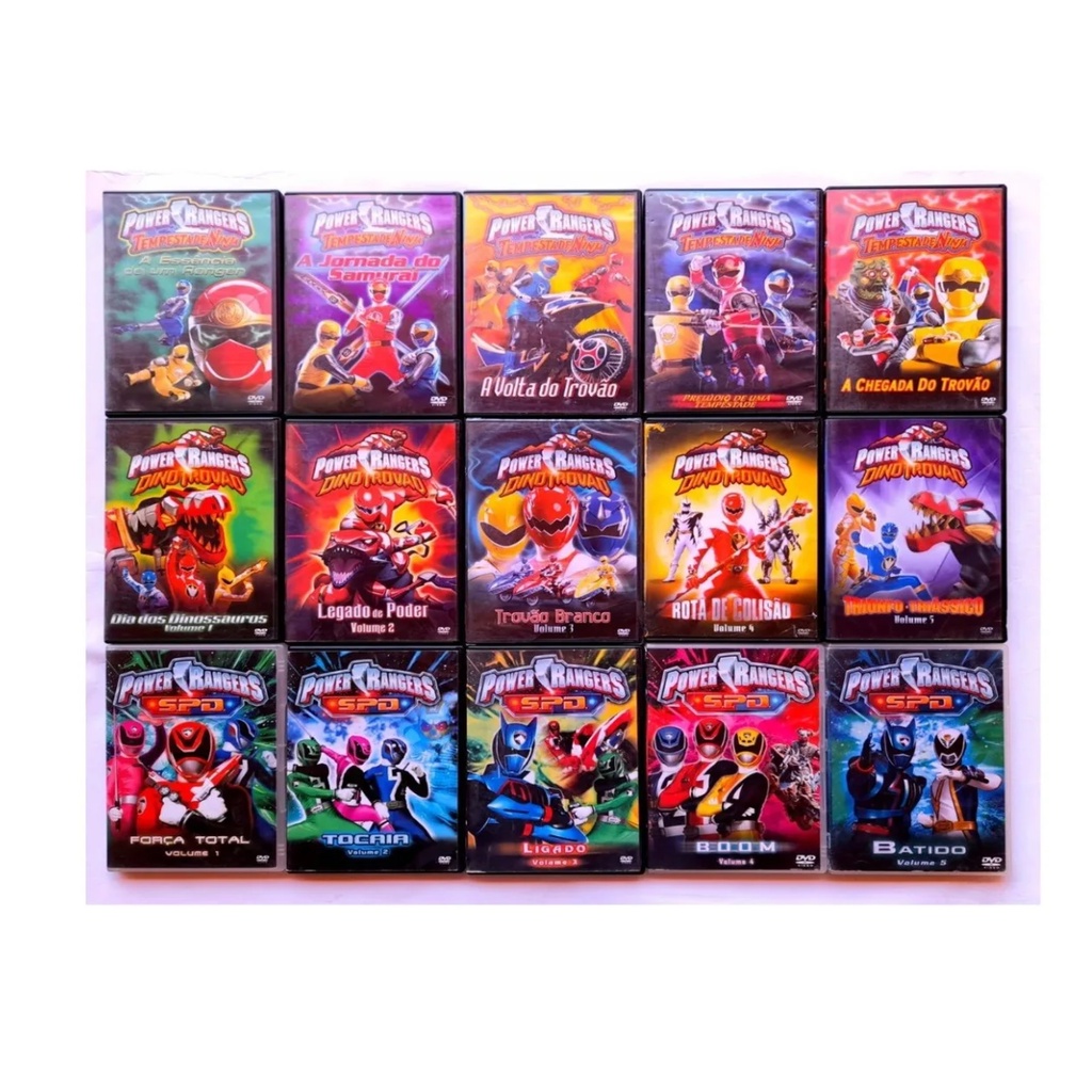 Dvd Power Rangers | Shopee Brasil