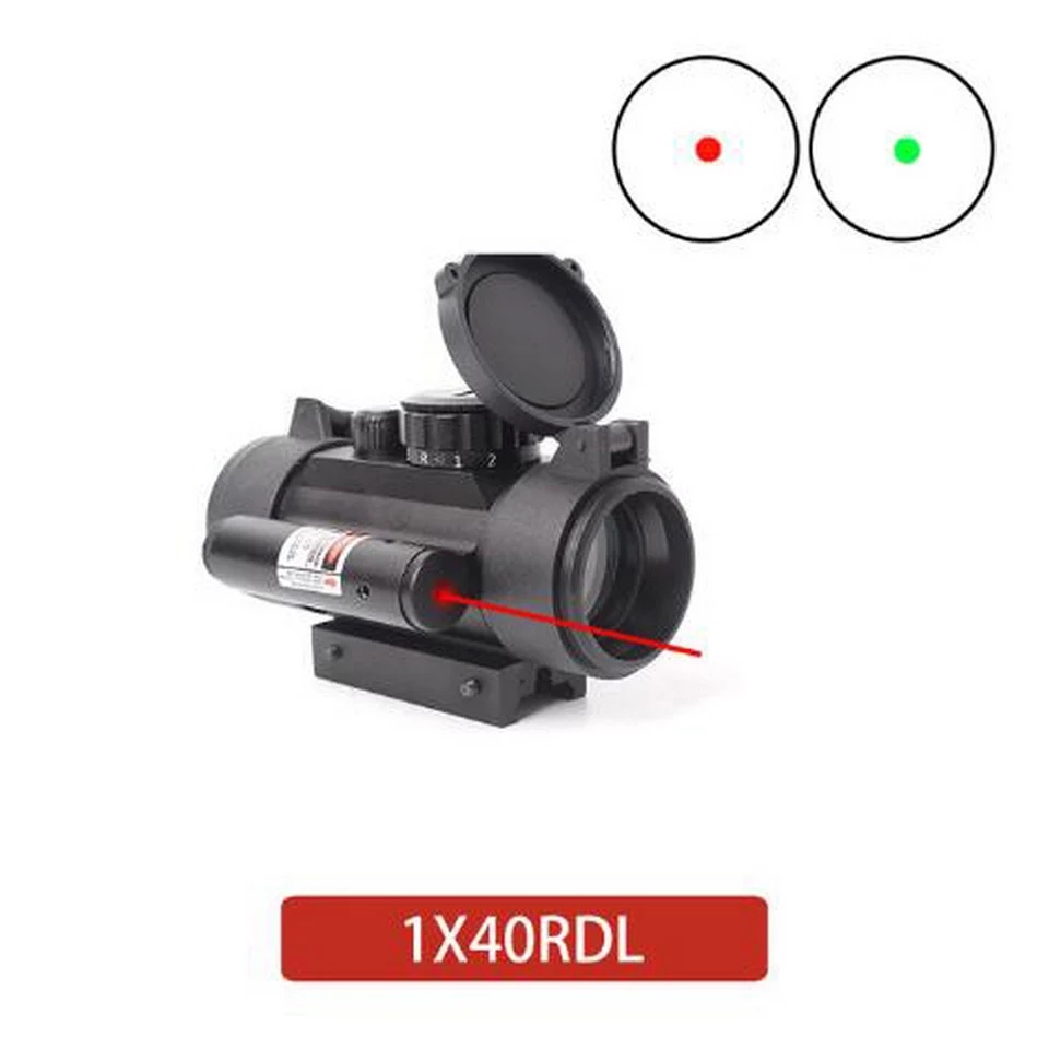 Red Dot Com Laser 1x40 Rdl Luger /carabina/airsoft 11/22mm | Shopee Brasil