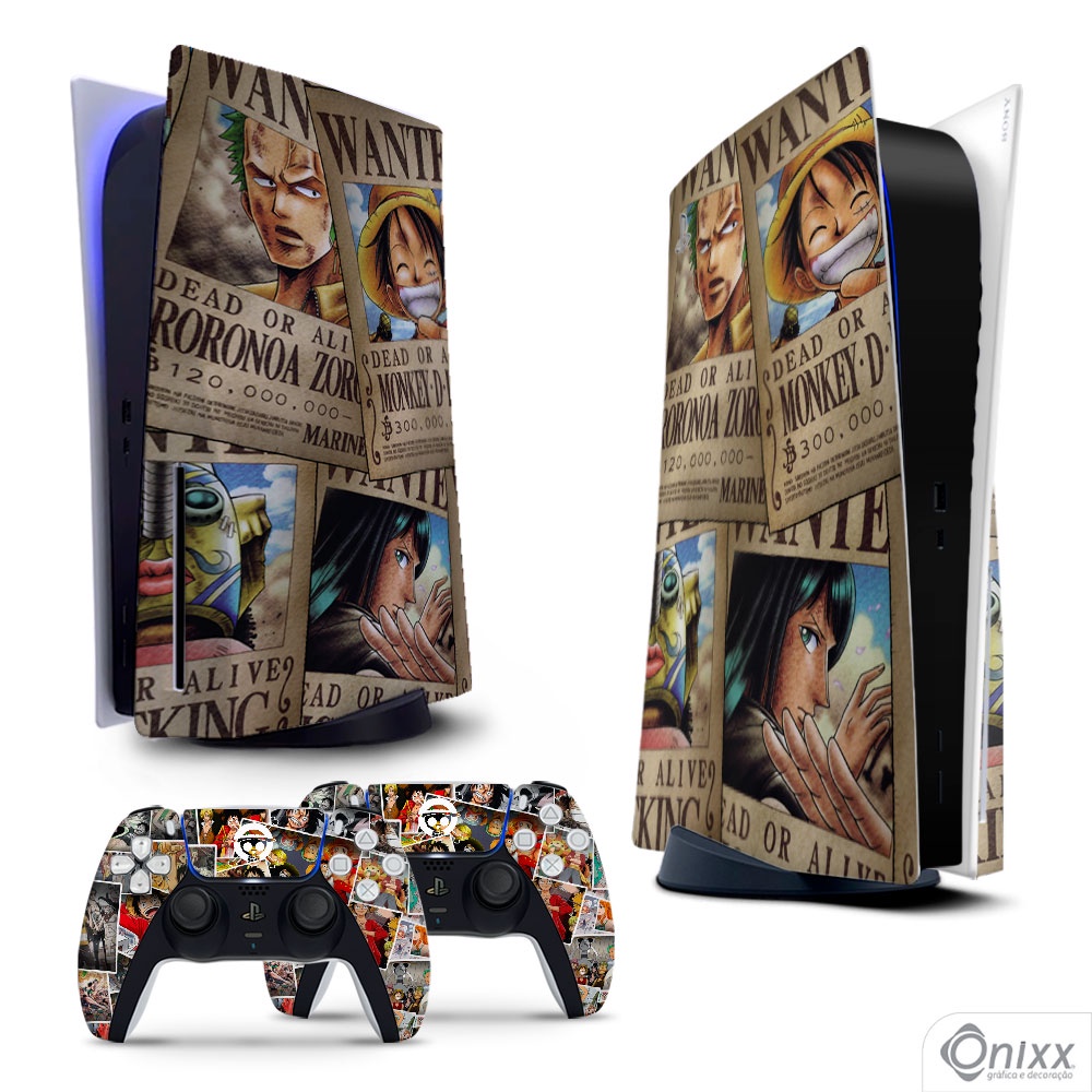 Skin PS5 Adesiva One Piece | Shopee Brasil