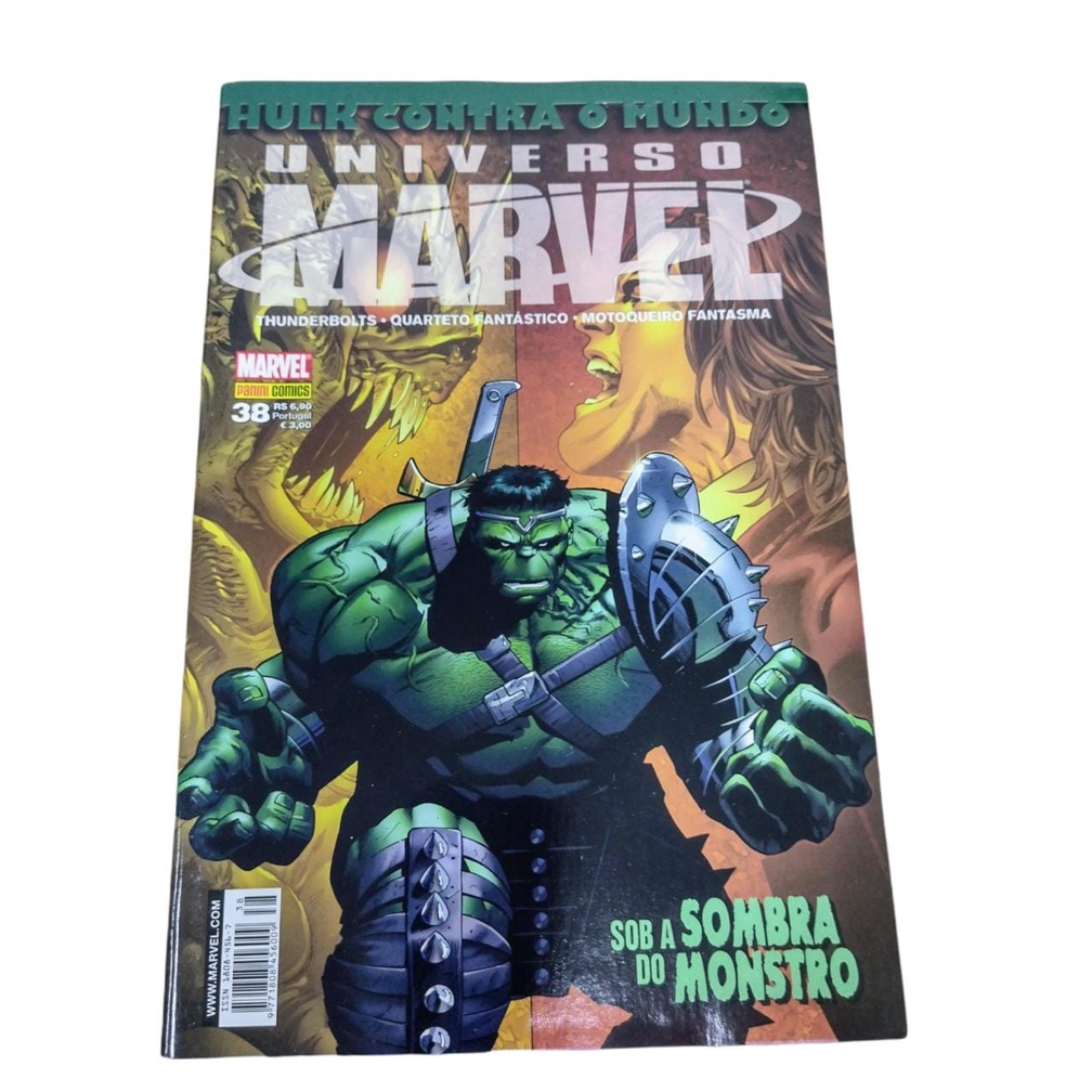 Universo Marvel n38 Sob a Sombra do Monstro (capa c/ avaria) | Shopee ...