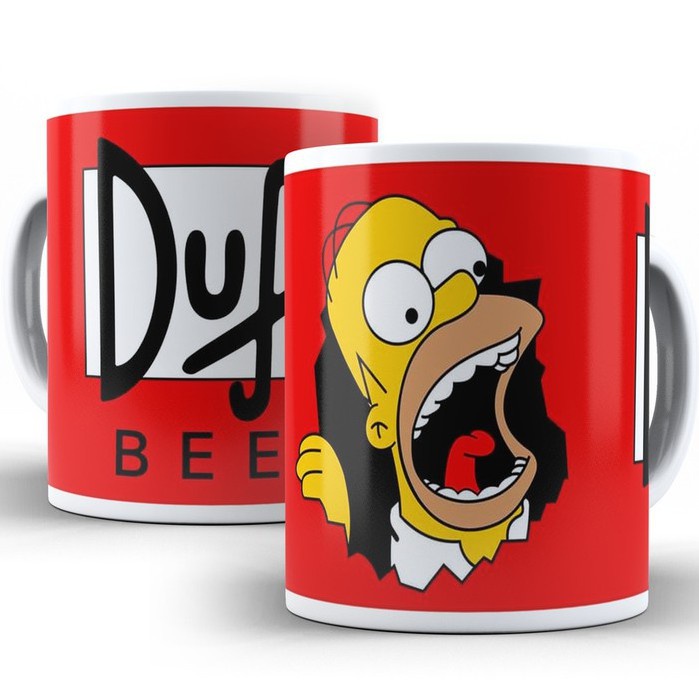 Caneca Simpsons Homer Duff Beer Presente | Shopee Brasil
