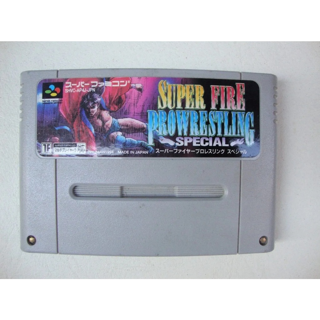 Super Fire Pro Wrestling Special - Original Japonês Para Super famicom ...