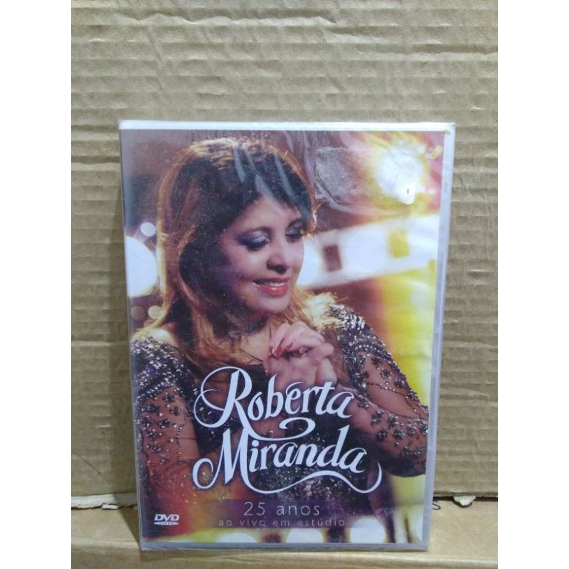 DVD ROBERTA MIRANDA- 25 ANOS AO VIVO EM ESTÚDIO (LACRADO). | Shopee Brasil