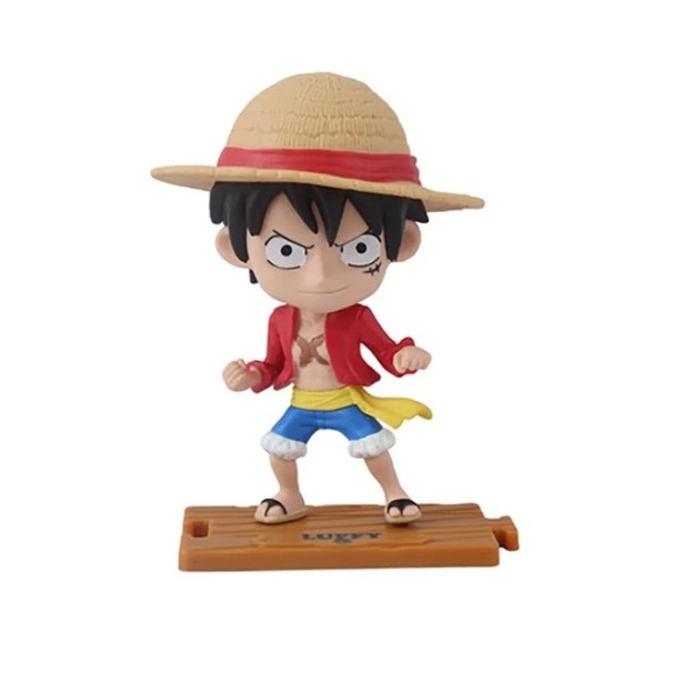 One Piece - Miniaturas - Luffy Zoro Nami Robin Usopp Sanji - Boneco ...