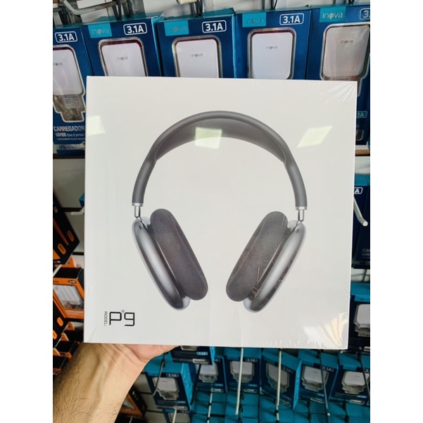 Fone de ouvido Air Max (apple, iphone, airpods max - P9 bluetooth ...