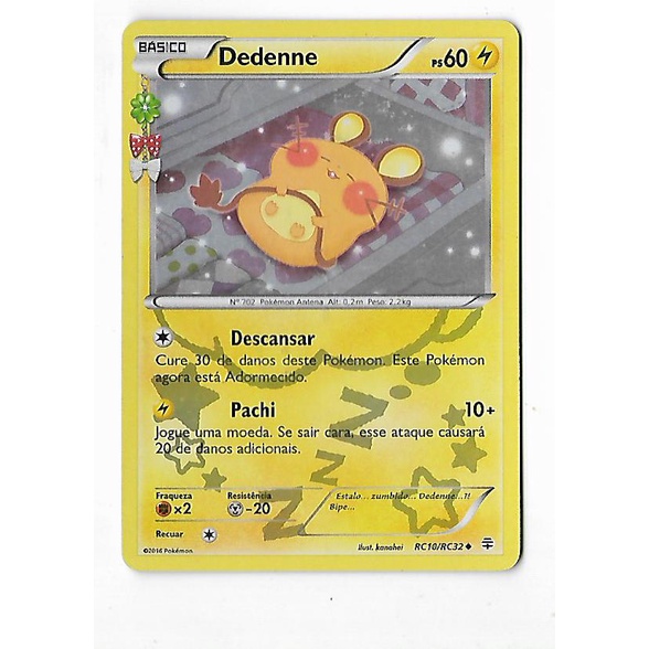 Pokemon Dedenne Reverse Foil Evoluções Radiant Collection | Shopee Brasil