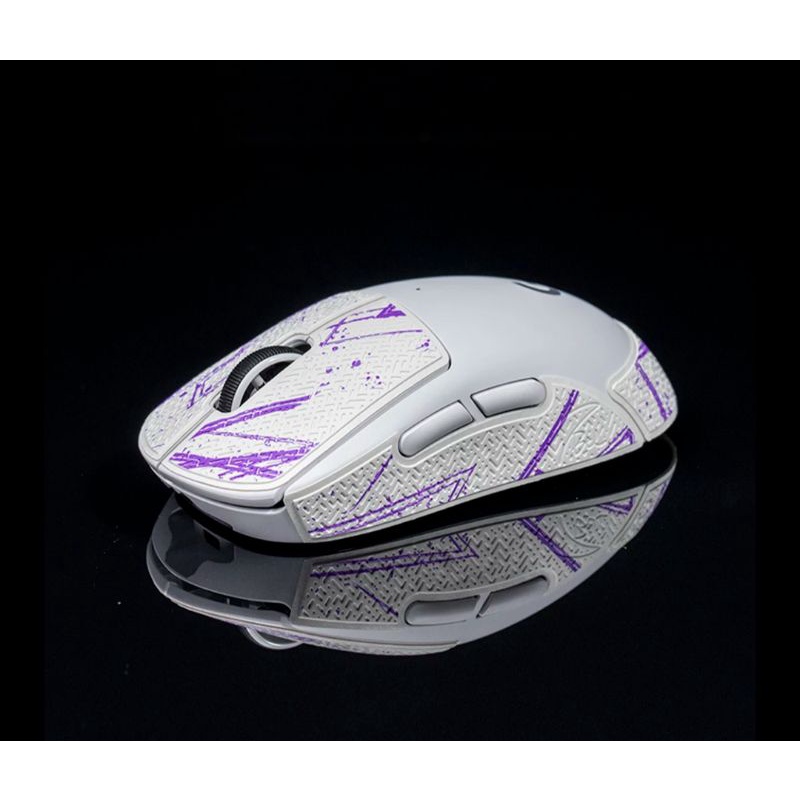 Mouse Grip BT.L - White and Purple - (Logitech G Pro X Superlight ...