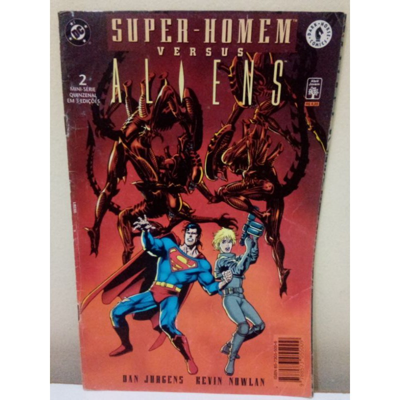 REVISTA - SUPER HOMEM VERSUS ALIENS (DC COMICS) | Shopee Brasil