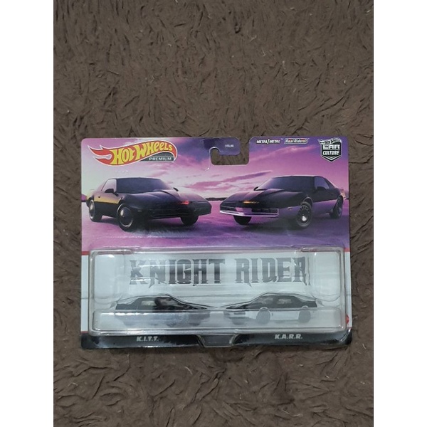 Hot Wheels Premium 2 Pack Knight Rider KITT KARR | Shopee Brasil
