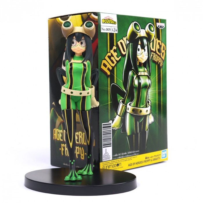 Action Figure Age Of Heroes My Hero Academia Tsuyu Asui Froppy Shopee Brasil