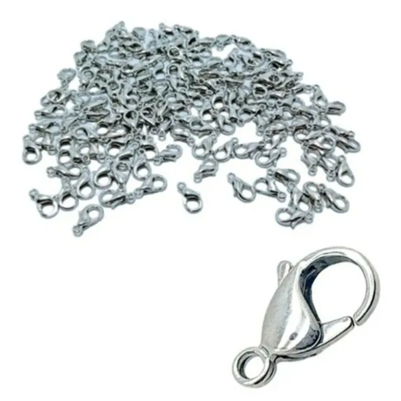 Fecho Lagosta - 10mm - Prata | Shopee Brasil