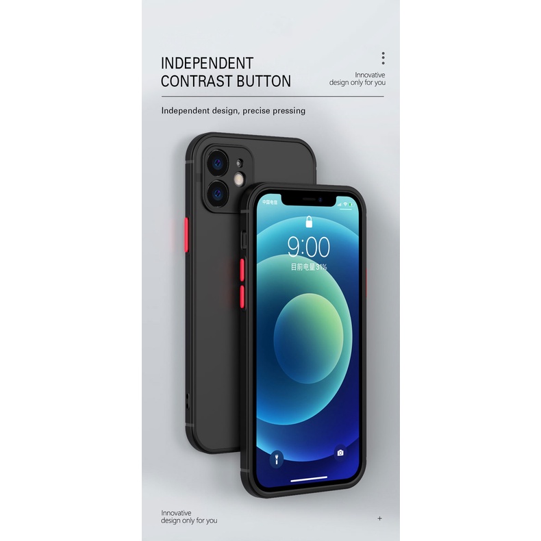 Capa Capinha translucida Transparente Fosca Anti-Impacto Para Iphone 11 ... Capa Capinha translucida Transparente Fosca Anti-Impacto Para Iphone 11 ...