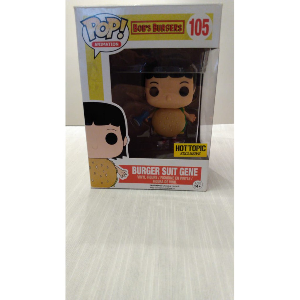 FUNKO POP! - Burger Suit Gene - 105 - Bob's Burgers - Original e Novo ...