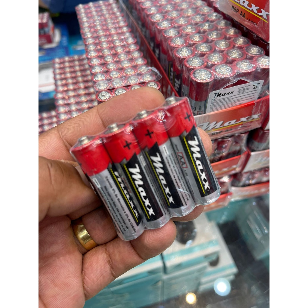 Pilha Comum AA/ Pilha Palito AAA | Shopee Brasil
