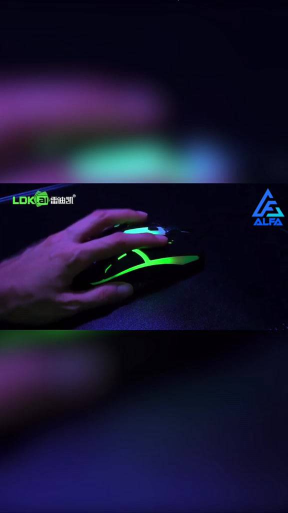 Mouse Gamer Usb 3200Dpi Led RGB Ajustável Com Fio KA-609 | Shopee Brasil