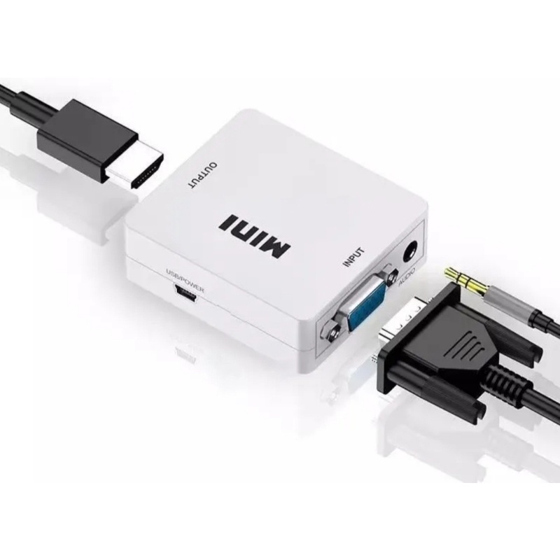 adaptador conversor VGA para HDMI (TV) | Shopee Brasil
