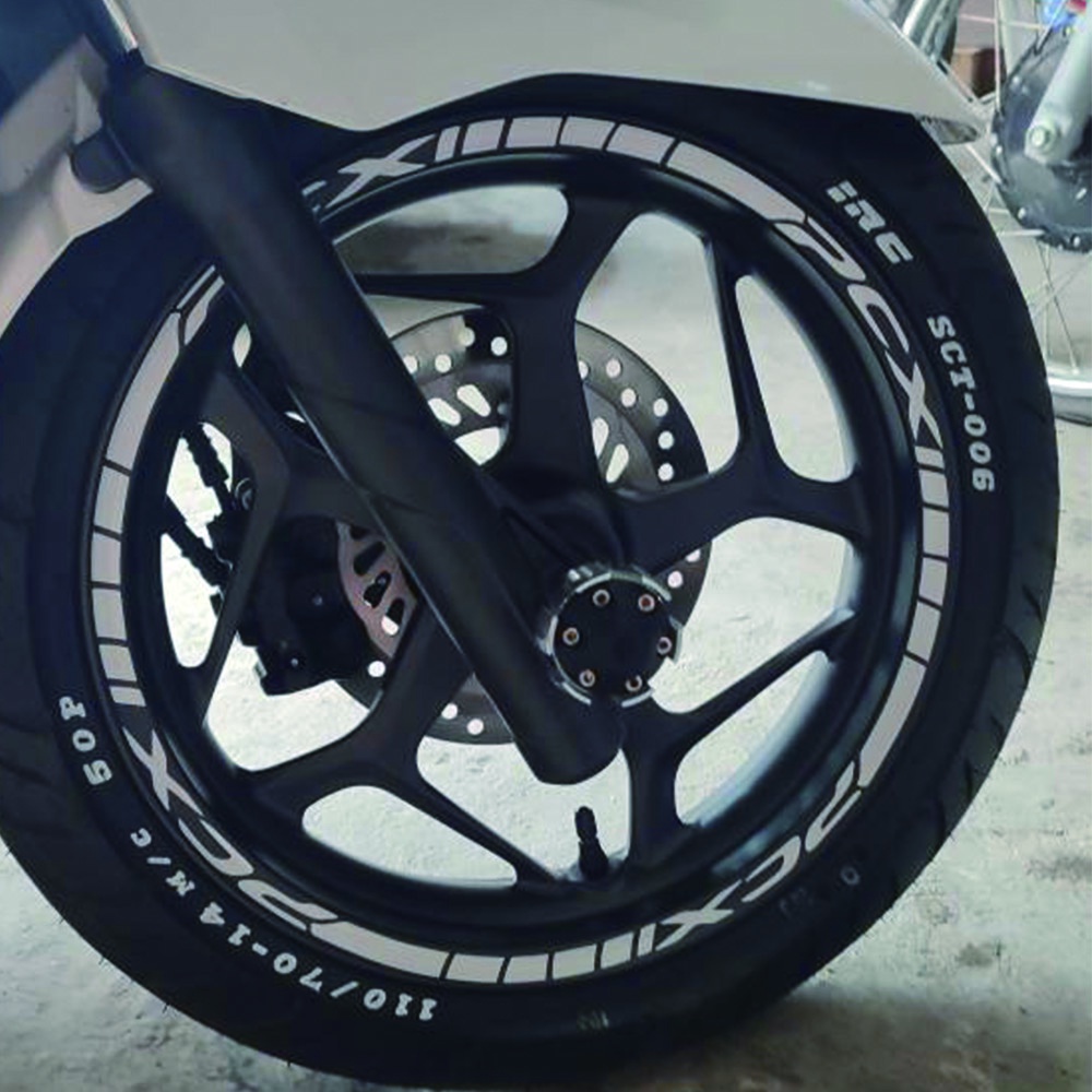 Conjunto De Adesivos PCX Mags Decalques Para 2pcs Frente E Verso ...