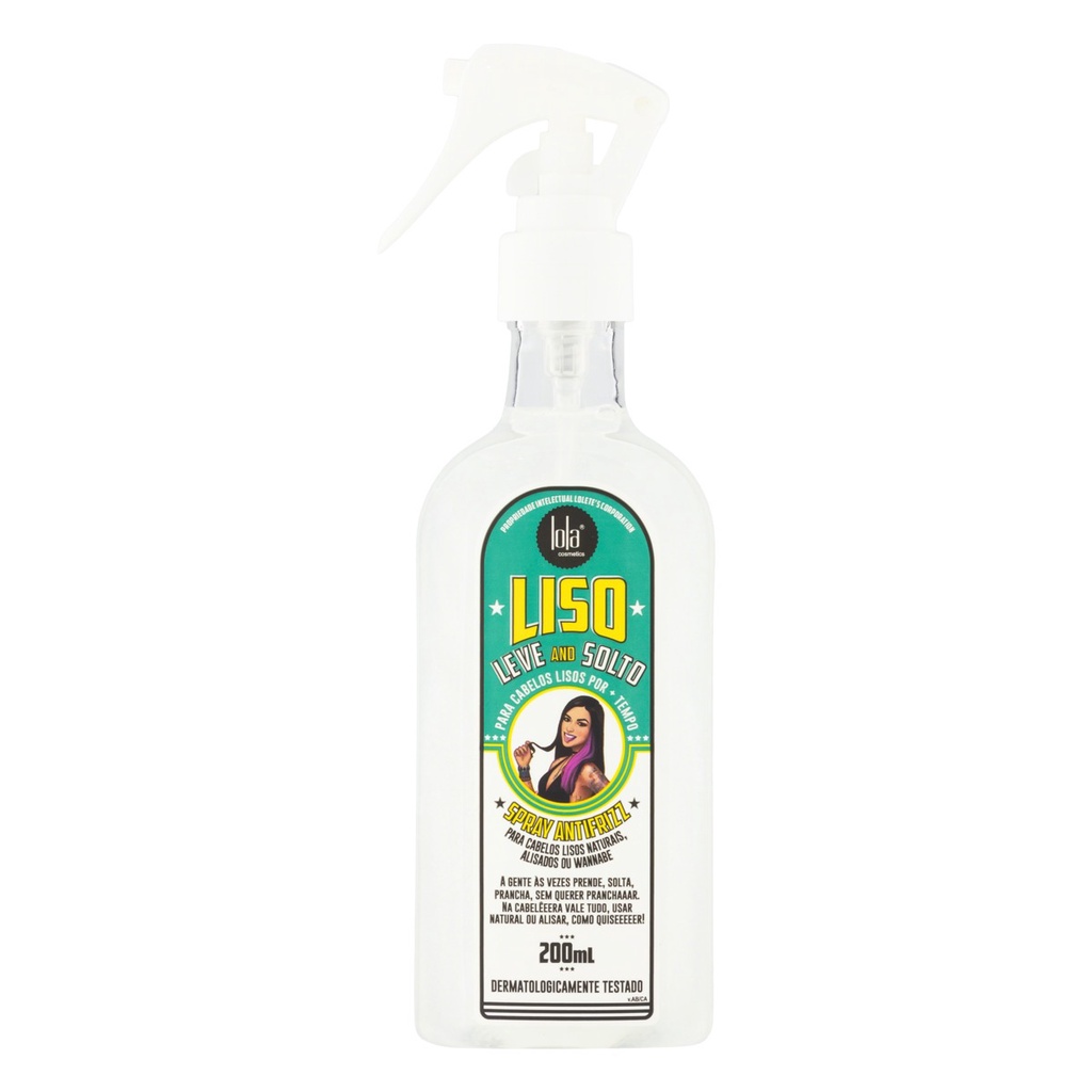 Spray Lola Cosmetics Liso, Leve and Solto de 200mL - Escorrega o Preço