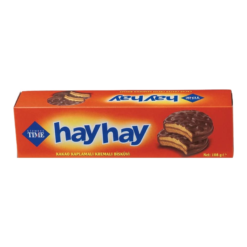 Biscoito Hay Hay com Recheio e Cobertura de Chocolate Importado da ...