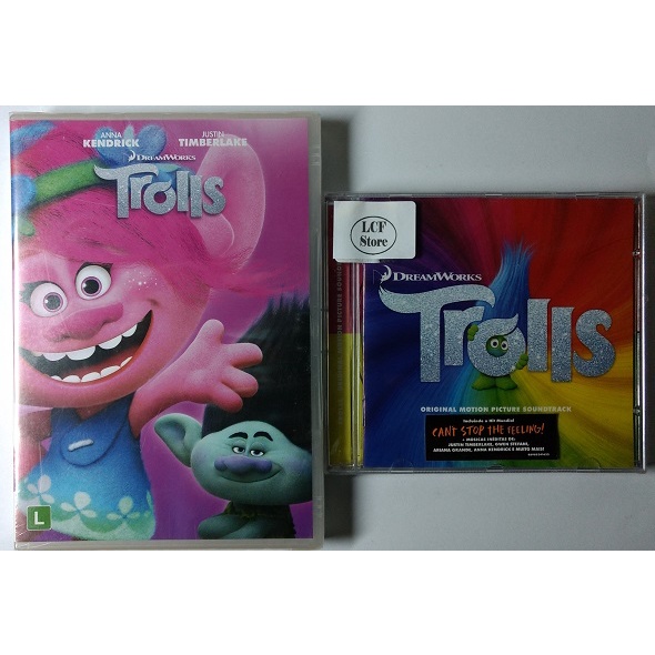 DVD + CD Trolls - Novo / Original / Lacrado | Shopee Brasil