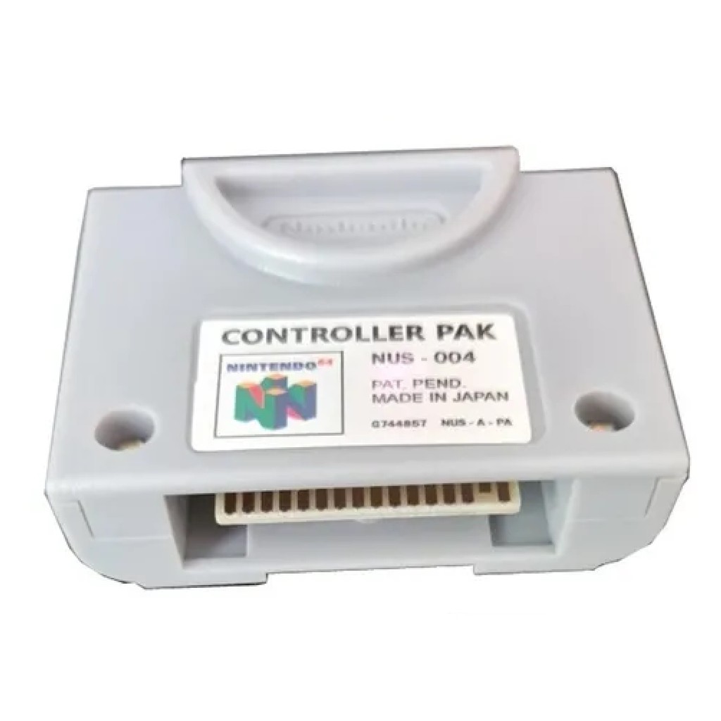 Memory Card Nintendo 64 Controller Pak N64 Shopee Brasil