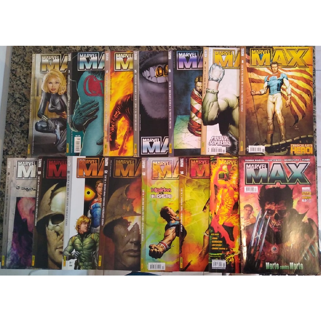 HQ Marvel Max (Revista Mensal) | Shopee Brasil