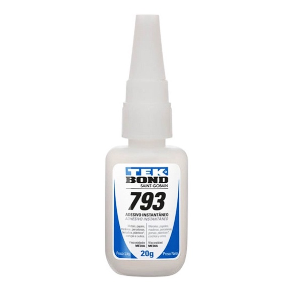 Adesivo Instantaneo 793 20g Frasco Blister Tekbond | Shopee Brasil
