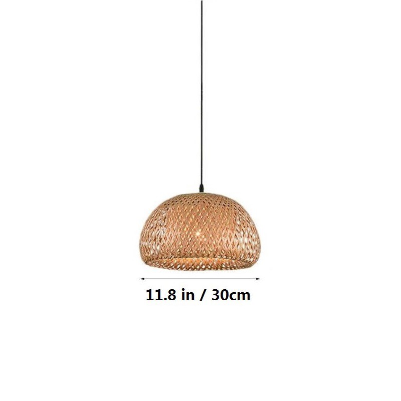 LUSTRE BAMBU PENDENTE RUSTICO LUMINARIA DE TETO LUMINARIA LANTERNA LED ...