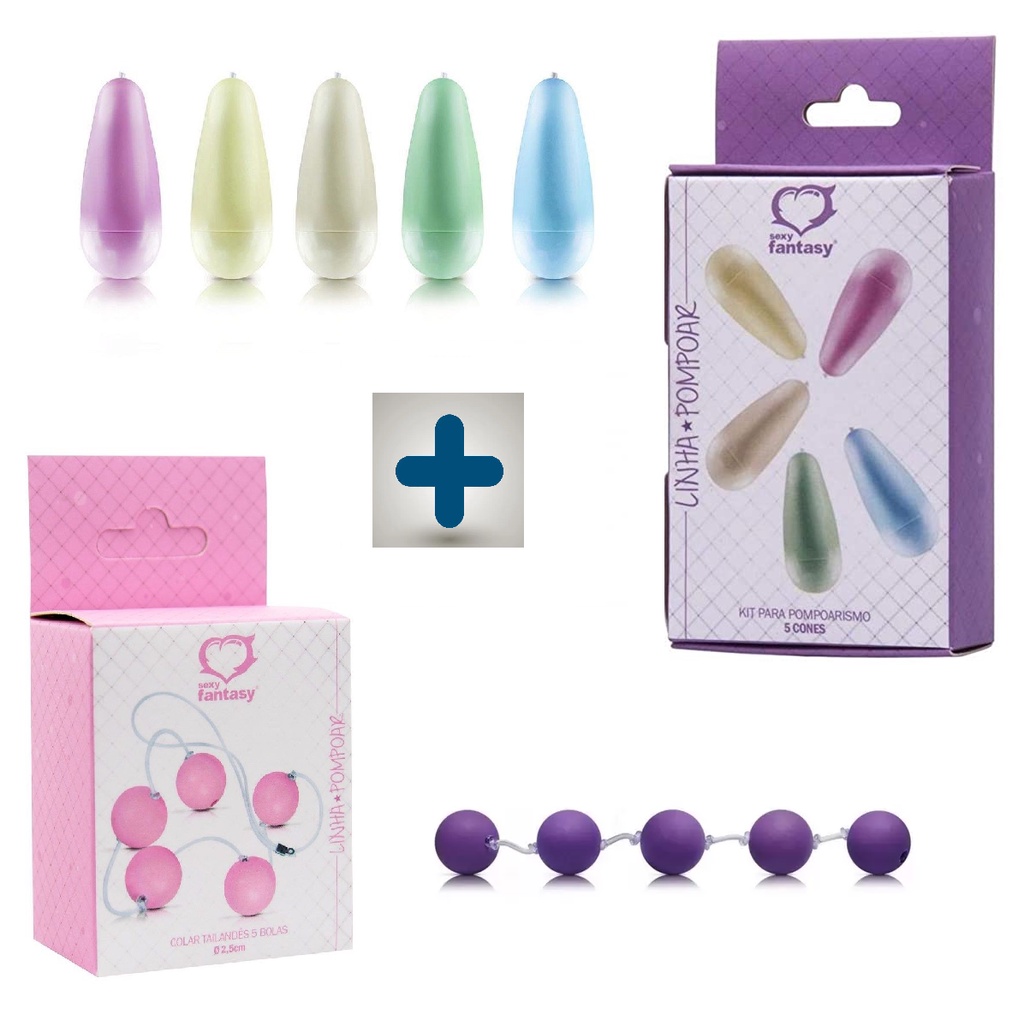 Kit Pompoarismo Cone Pompoar Ben wa + Bolinha tailandesa M - Sexy Fantasy | Shopee Brasil