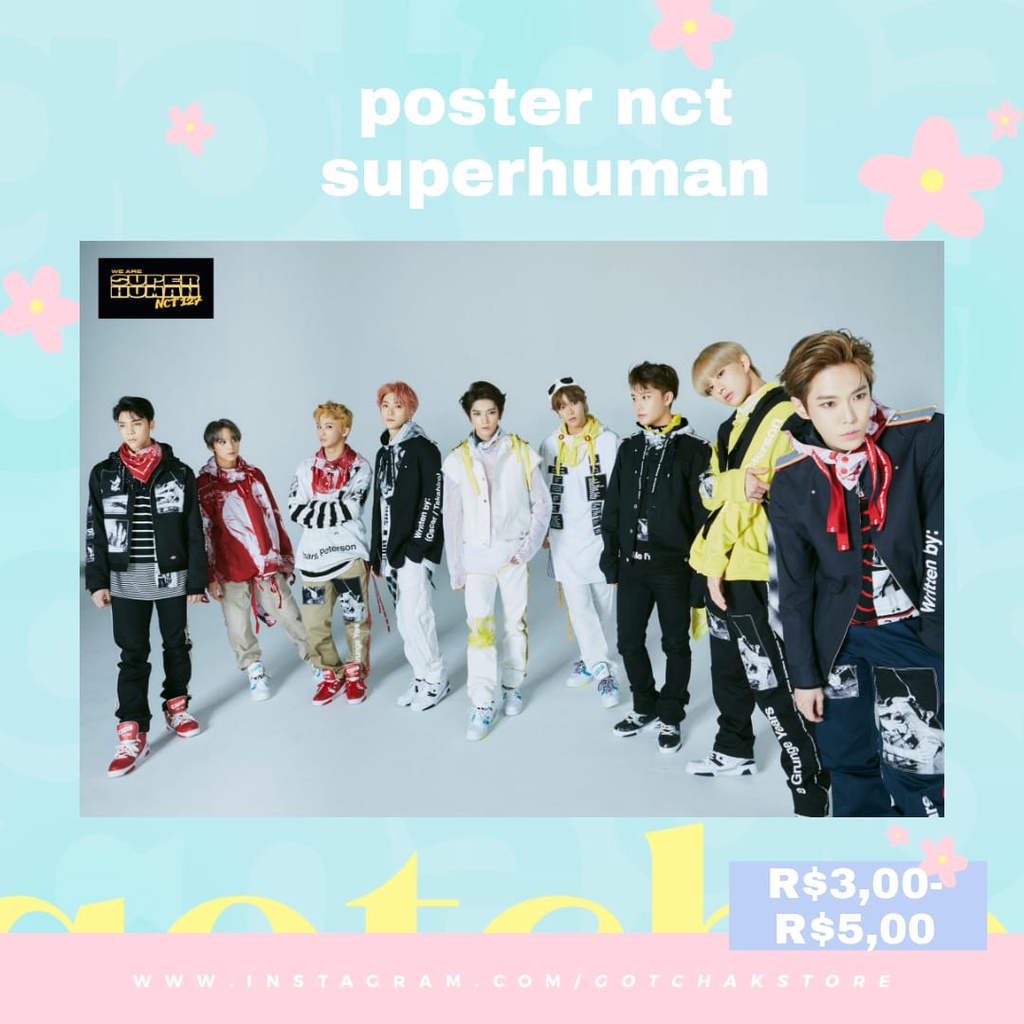 Poster nct superhuman | kpop | Shopee Brasil