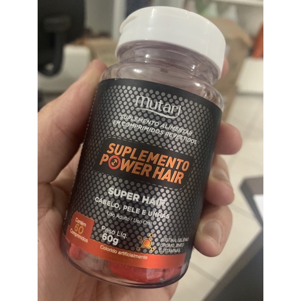 Suplemento Vitamínico Mineral Mutari Super Hair 60 Unidades | Shopee Brasil