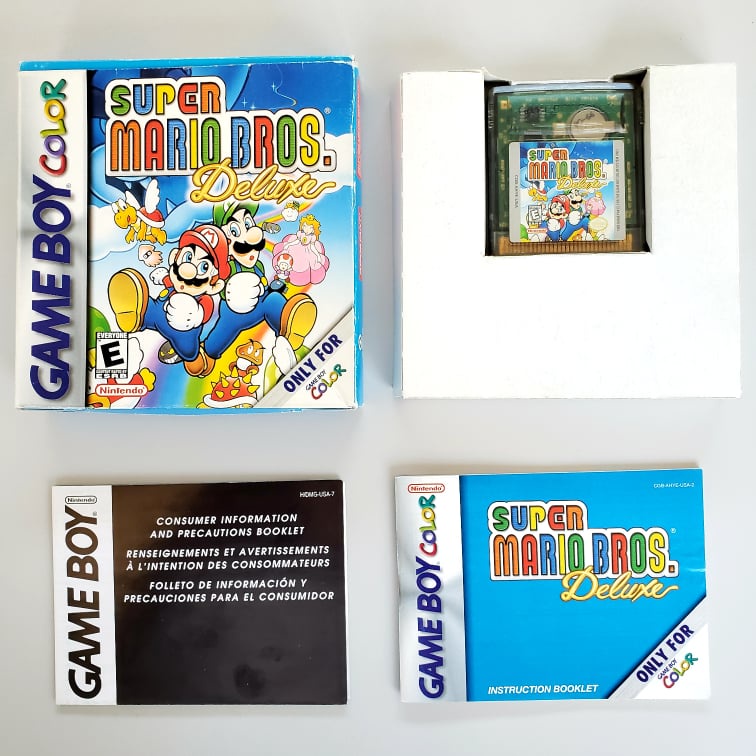 Super Mario Bros Deluxe Game Boy Color Gbc Original | Shopee Brasil
