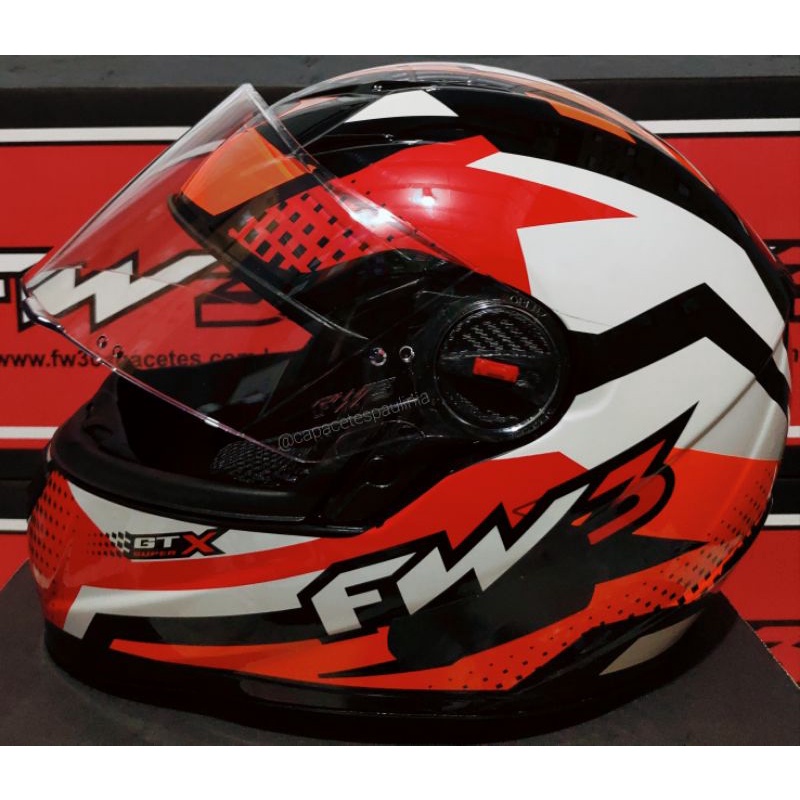 Capacete Fechado Fw3 GT-SUPER | Shopee Brasil