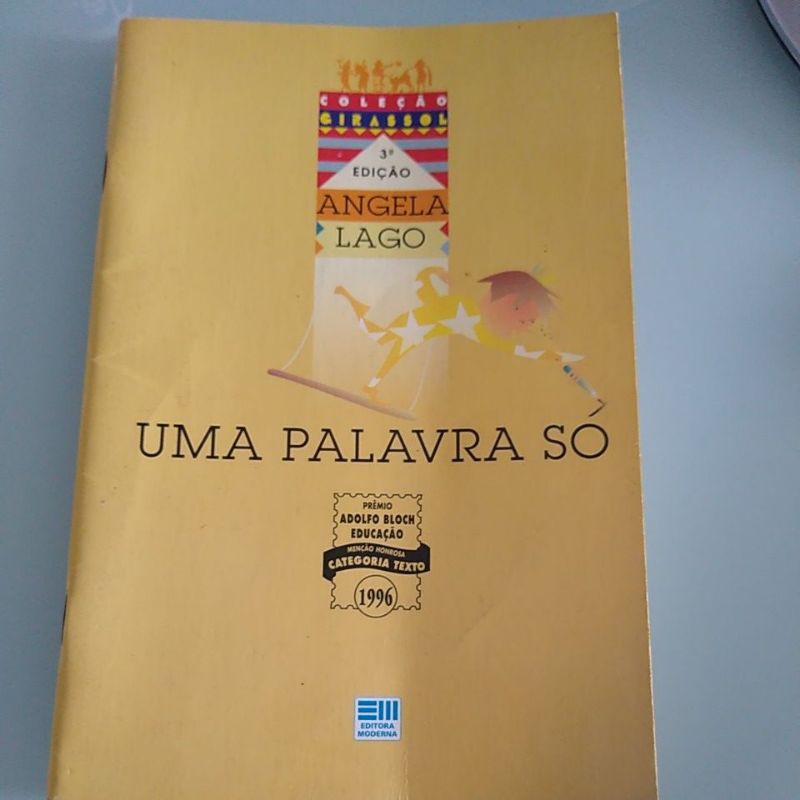 Uma palavra só. Livro de Angela Lago | Shopee Brasil