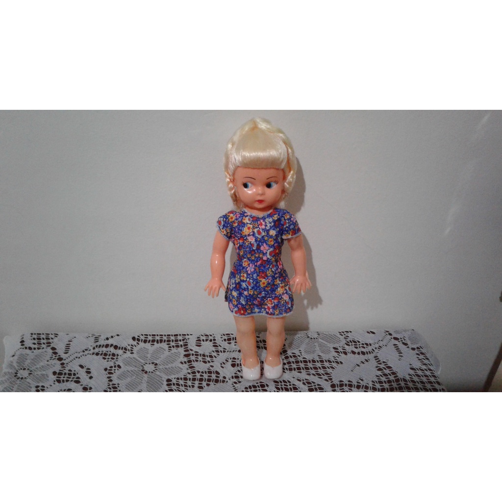 Boneca Antiga Plástico Cotiplás Anos 80 - A | Shopee Brasil