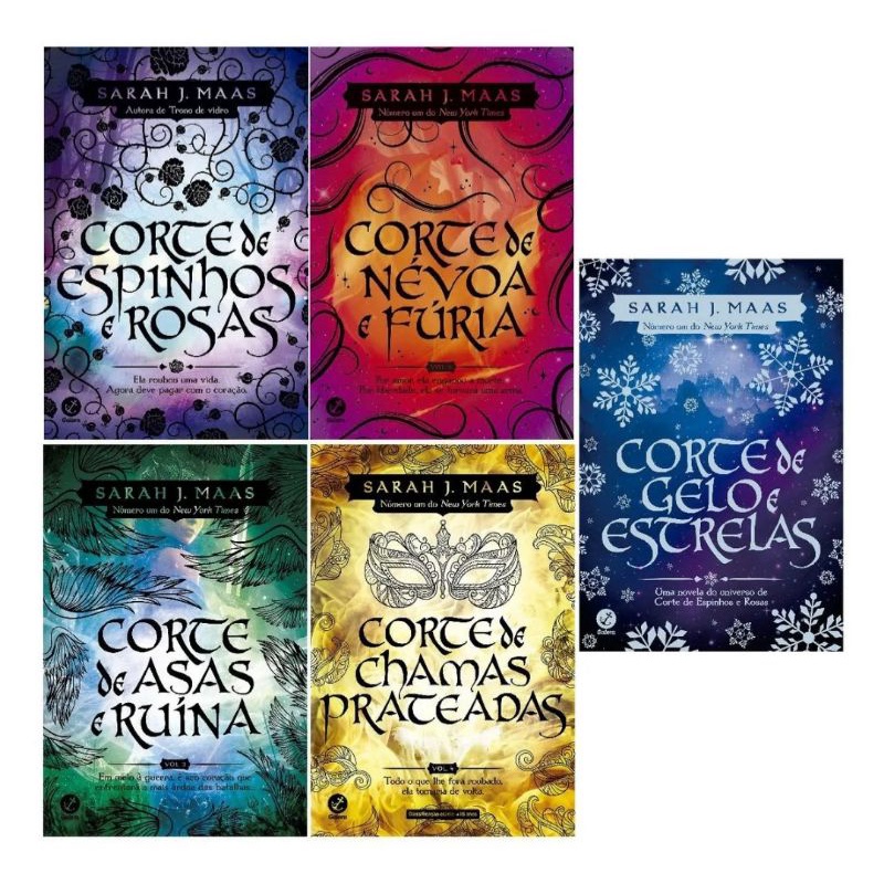 Coleção Corte de Espinhos e Rosas (LACRADOS) Corte de Névoa e Fúria ...