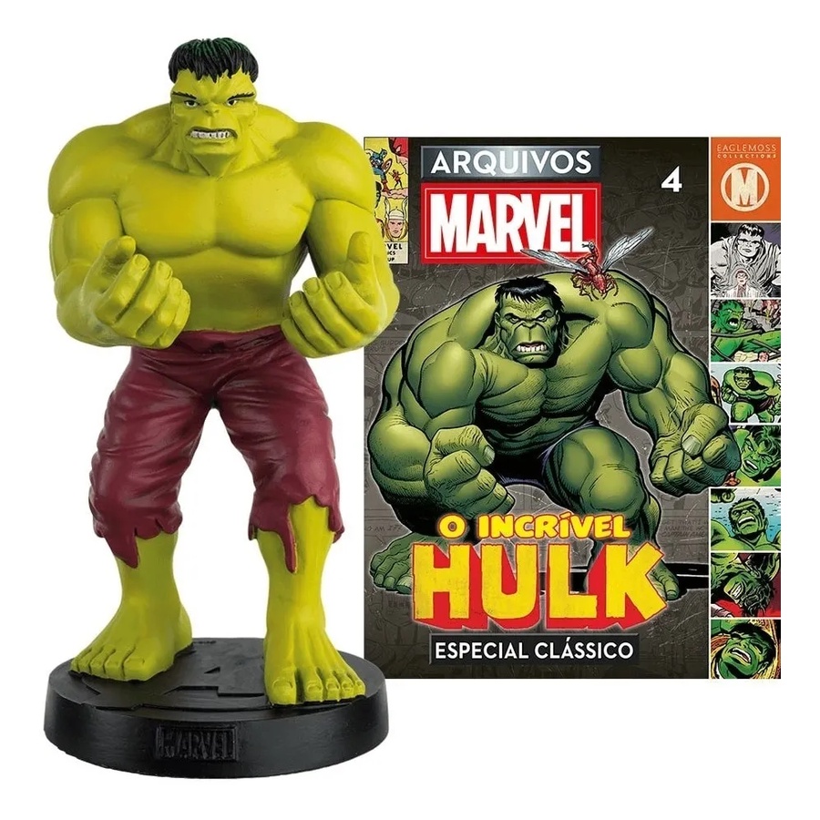 Arquivos Marvel Fact Files Especial Clássicos - Hulk Ed.04 | Shopee Brasil