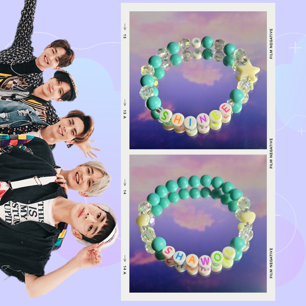 Pulseira SHINee SHAWOL kpop integrantes Onew Lee Jinki Jonghyun Kim ...
