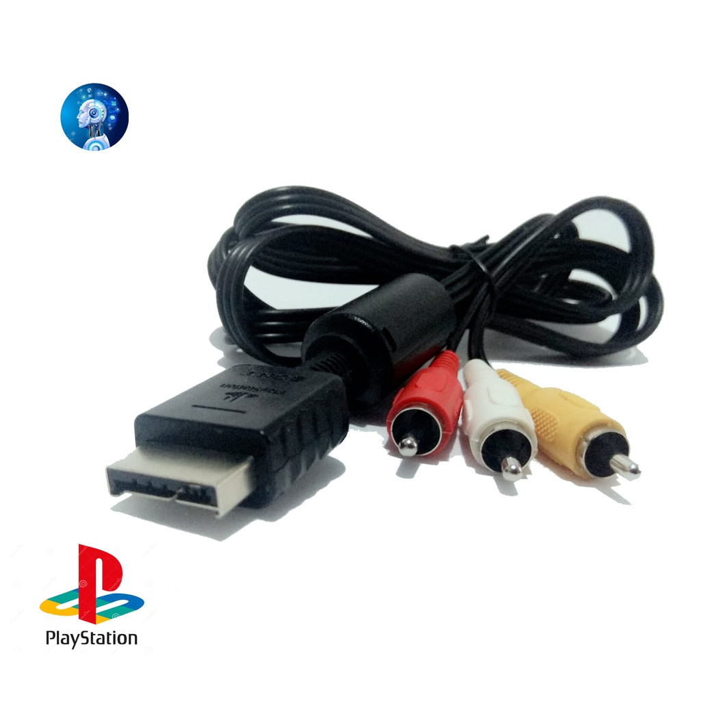 Cabo Av , rca Audio video P/Ps1, Ps2 Original | Shopee Brasil