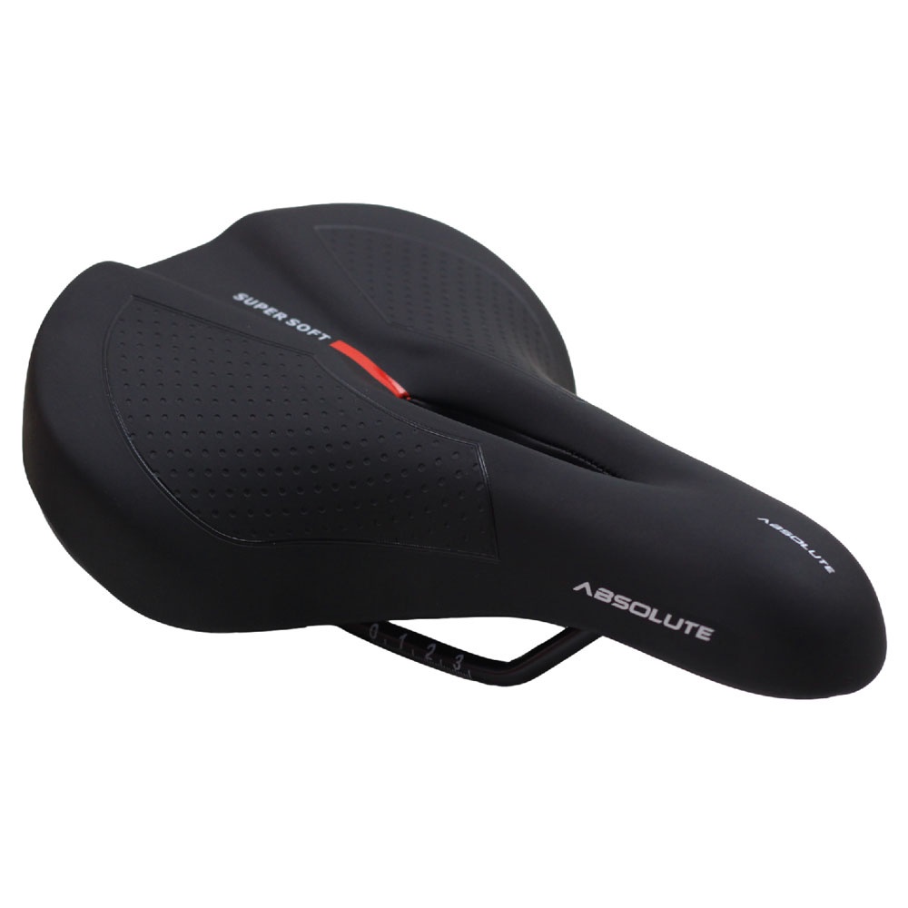 Selim Bike Absolute Supersoft City Feminino Vazado Preto para Speed ou ...
