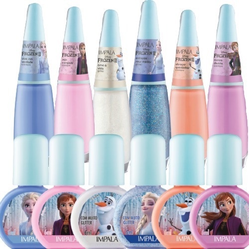 Kit Esmalte Impala Linha Frozen Mãe E Filha - Linha Completa | Shopee ...