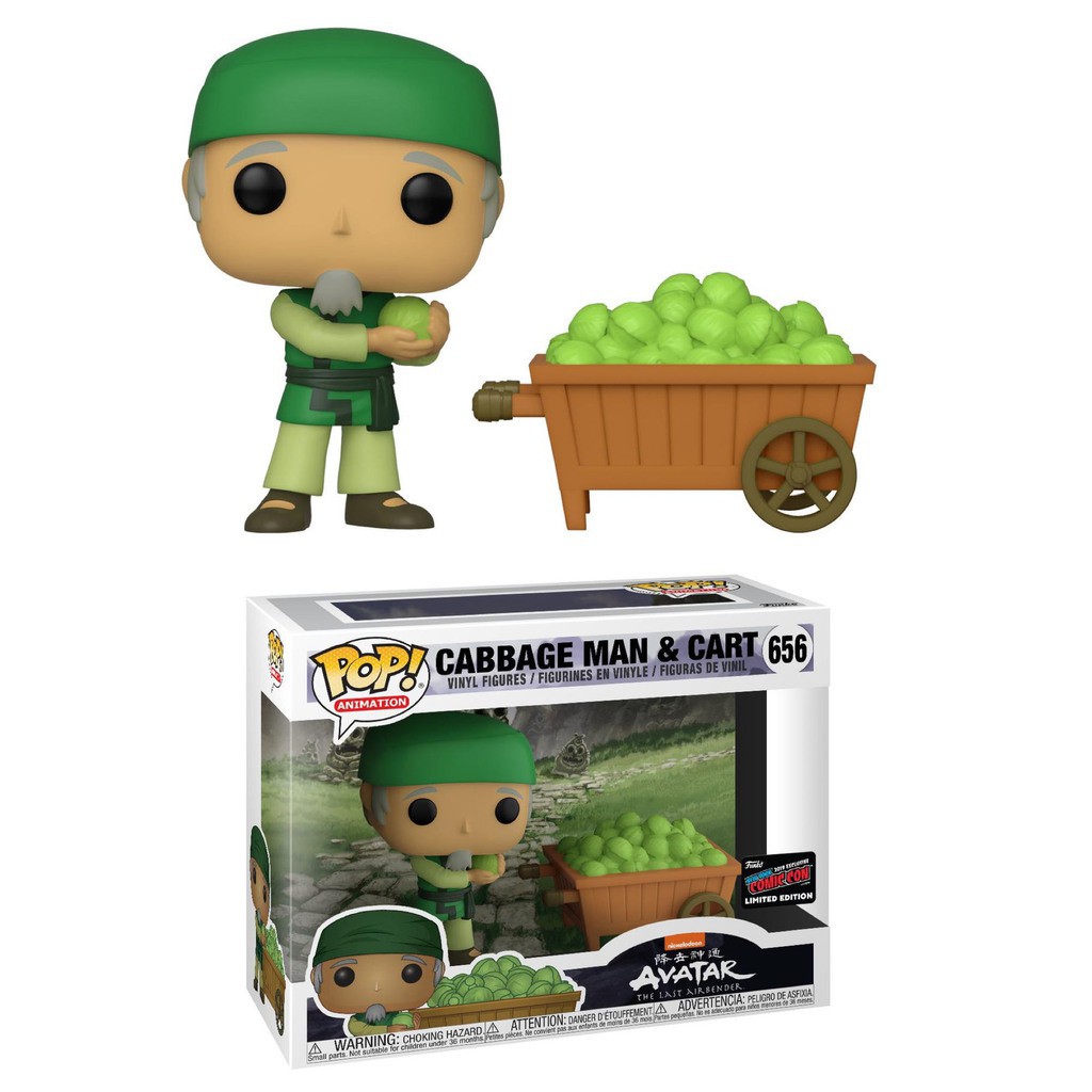 Funko POP Avatar - Cabbage Man & Cart #656 | Shopee Brasil
