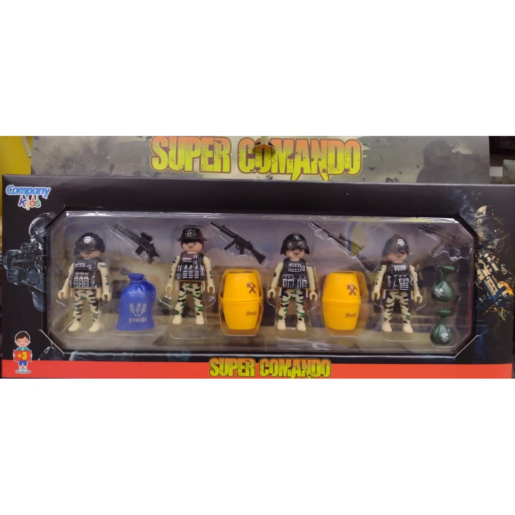 Kit Super Comando Especial de combate Usa | Shopee Brasil
