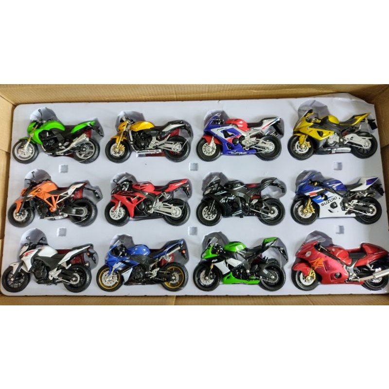 Miniatura Moto Welly 1:18 | Shopee Brasil