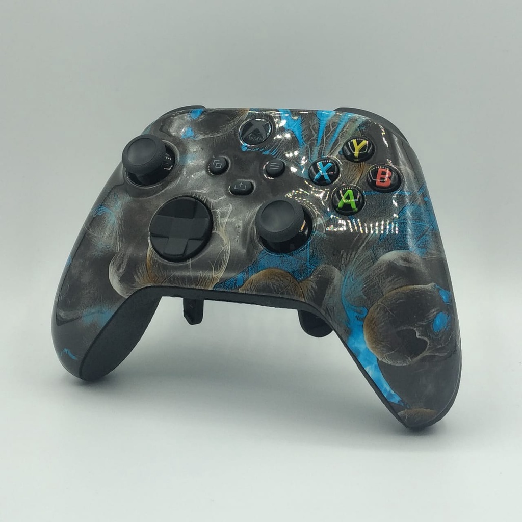 Controle Stelf Xbox Series com Grip (Ghost) | Shopee Brasil