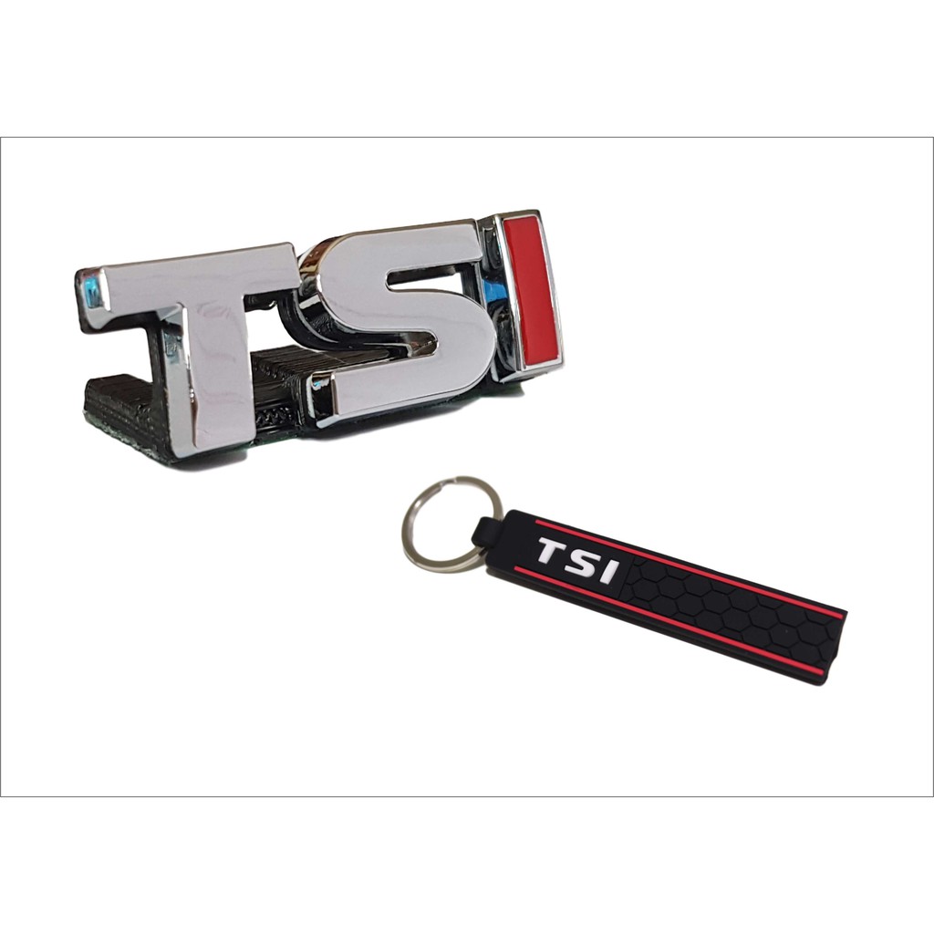 Kit Emblema Tsi Pequeno Grade + Chaveiro Tsi Golf Jetta Tigual Novo ...