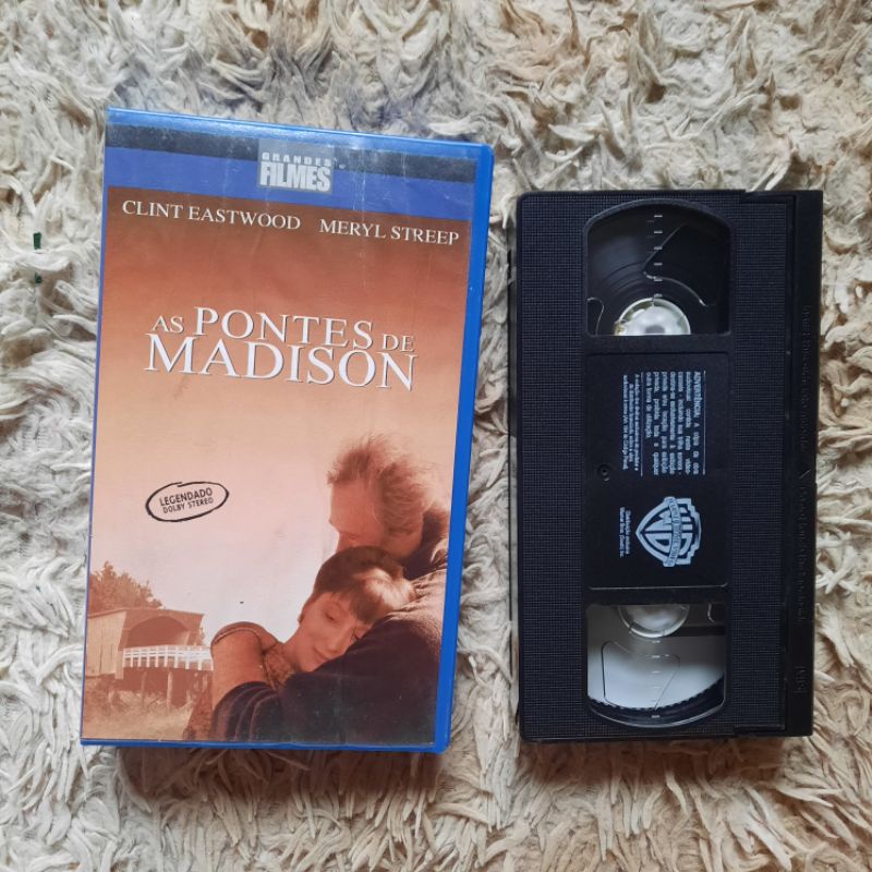 Fita VHS As Pontes de Madison (1995, Legendado) | Shopee Brasil