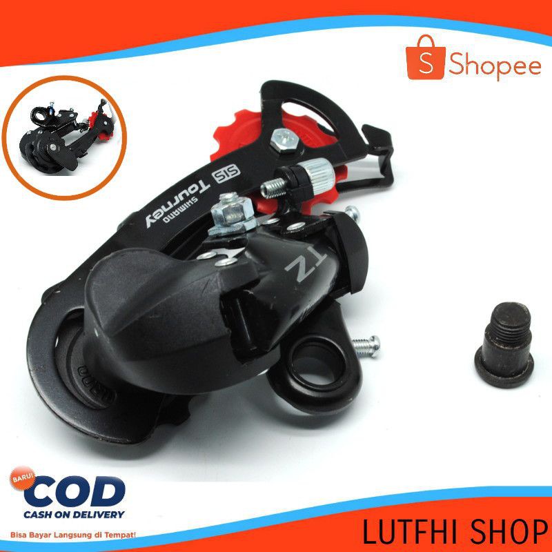 RD Bike 6-7 Speed Rear Derailleur ZT50 SIS Tourney/Olho De Pendurar ...
