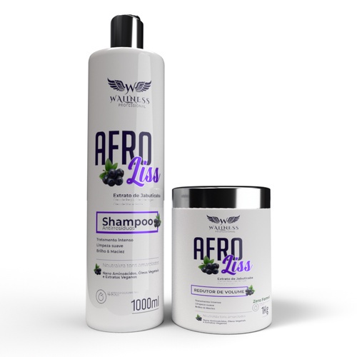 Shampoo e Botox Afro Liss Jabuticaba 1L | Shopee Brasil